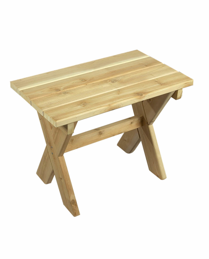Adirondack Table, White Cedar - Cèdre & Rondins